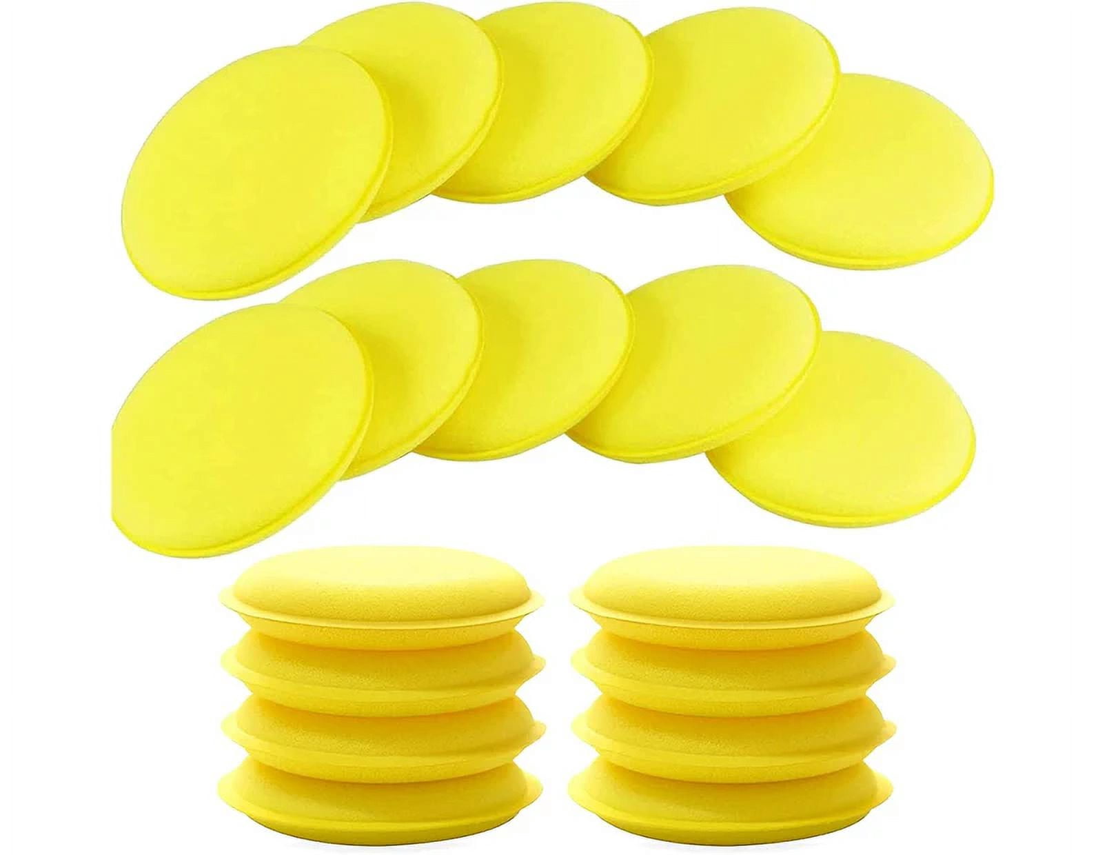 Car Wax Applicator Pads, 4 Inches Sponge Car Polishing Pad, Soft Foam ...