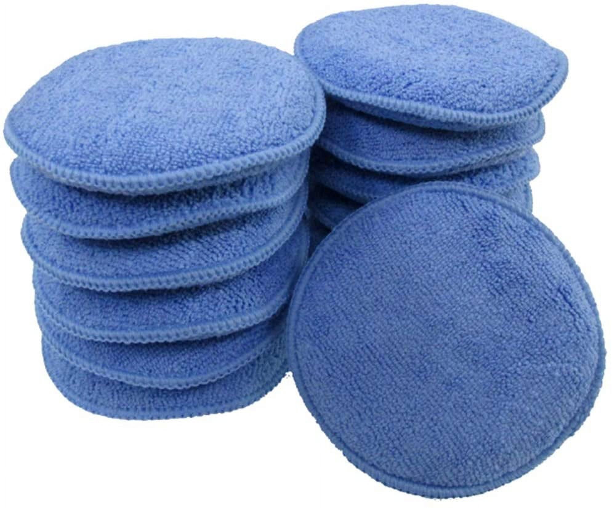 Car Wax Soft Sponges Microfiber Cleaning Polishing Sponge Wax Foam ...