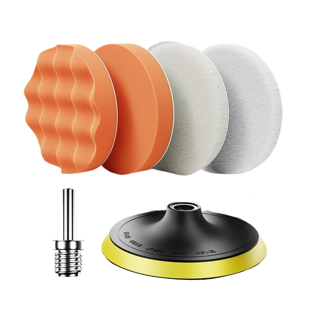 Car Waxer Buffer Polishing Pads Scratch Repair Waxing Applicator Drill ...