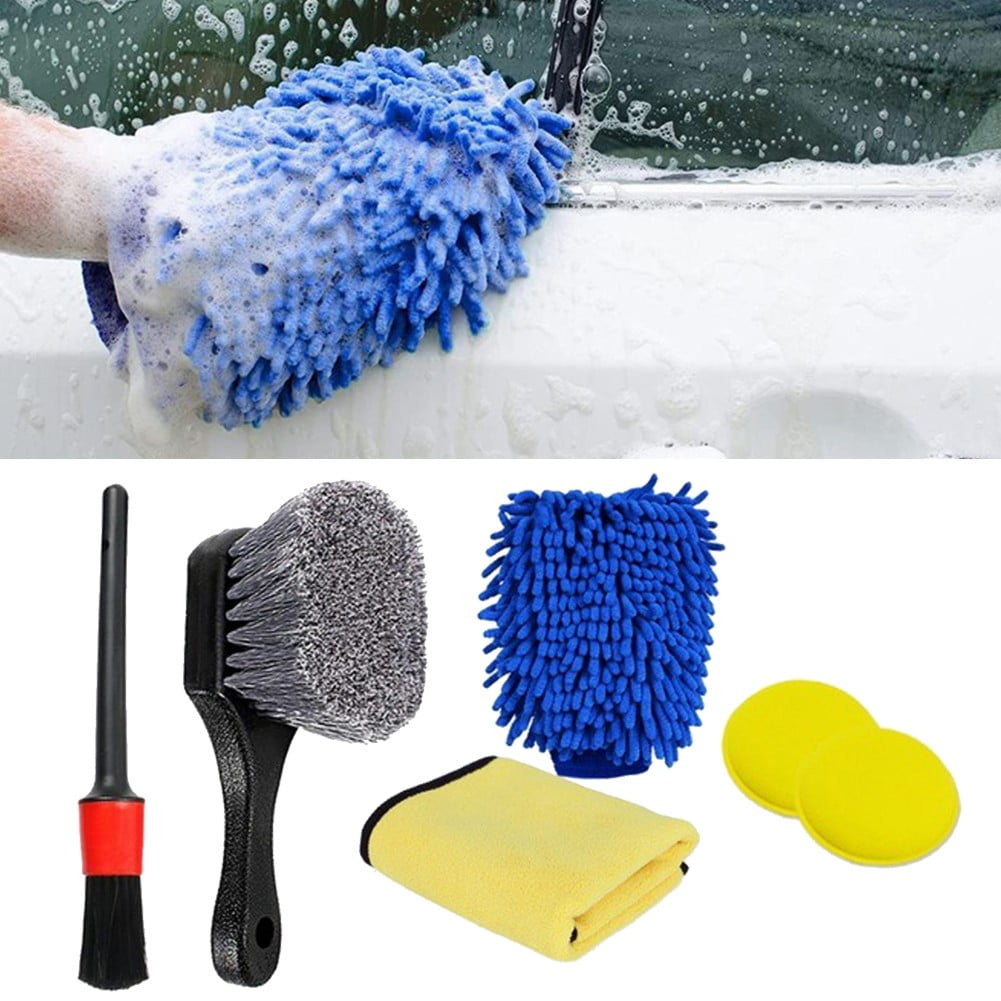 Car Wheel Brush Set Tire and Rim Cleaning Brush Car Detailing Washing ...
