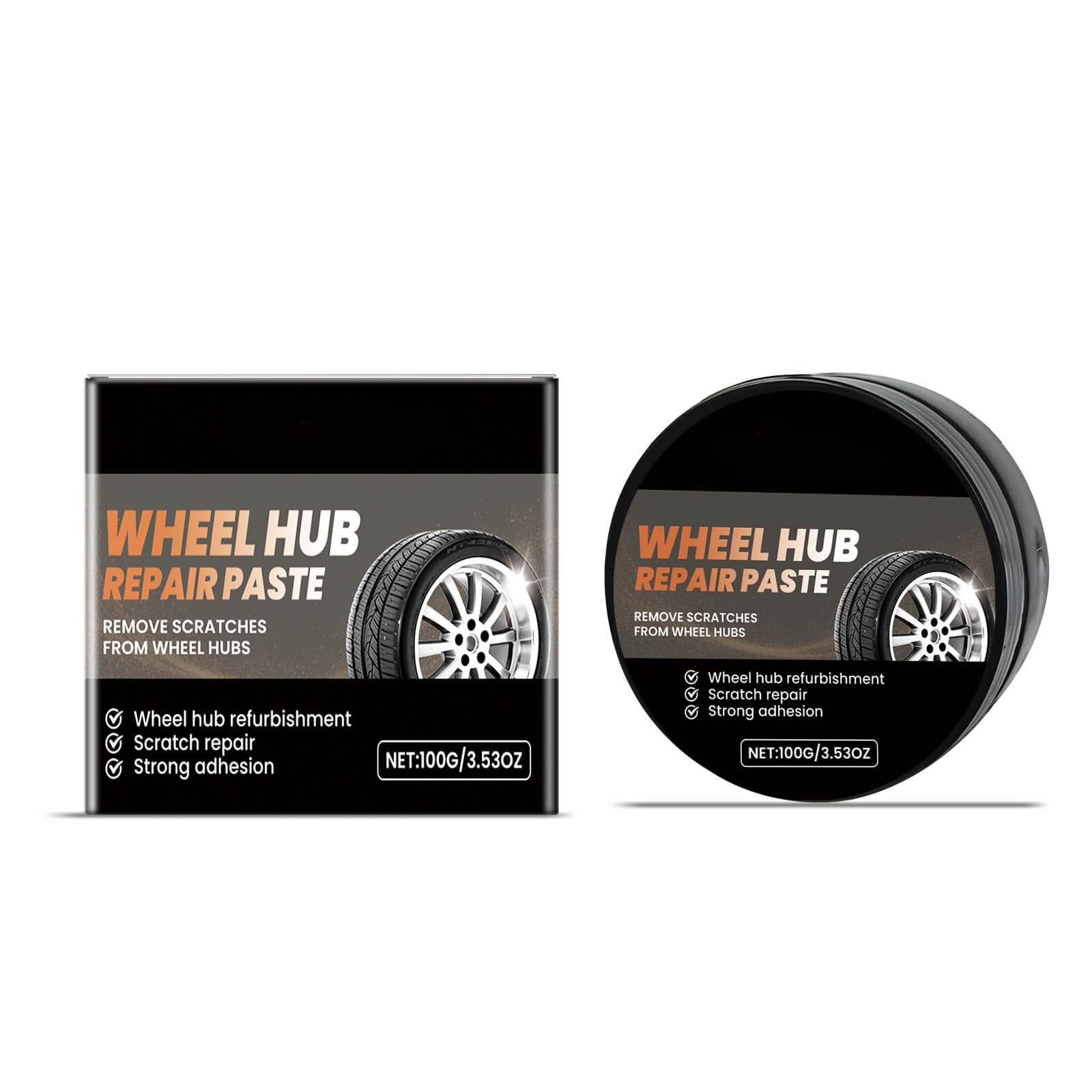 Car Wheel Cleaner,Polish Tire Paste - Tire Polish Coating Paste for Car ...