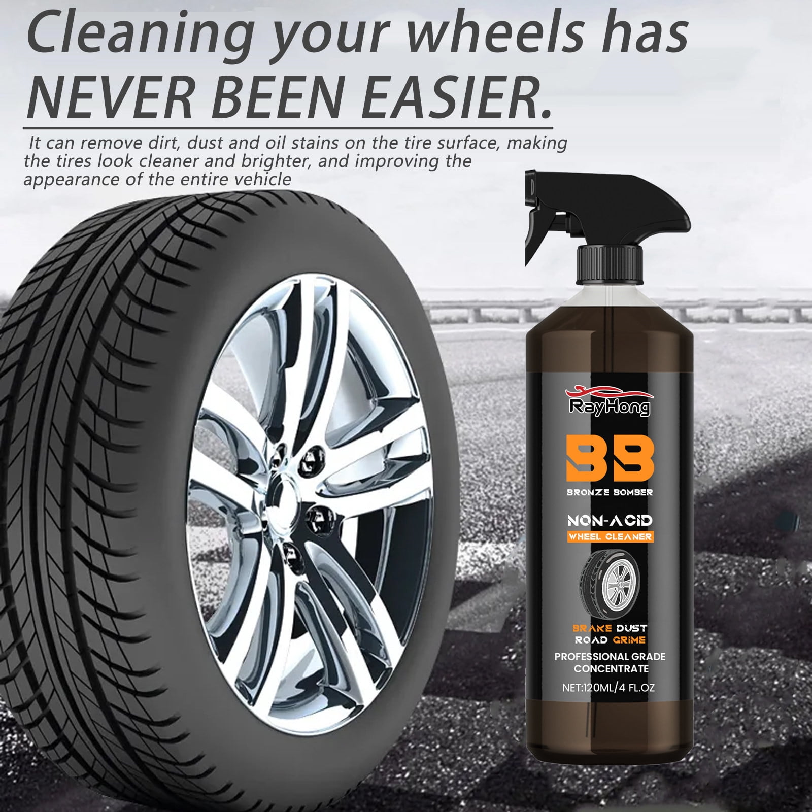 Car Wheel Cleaner and Remover Perfect for Cleaning Wheels and Tires ...