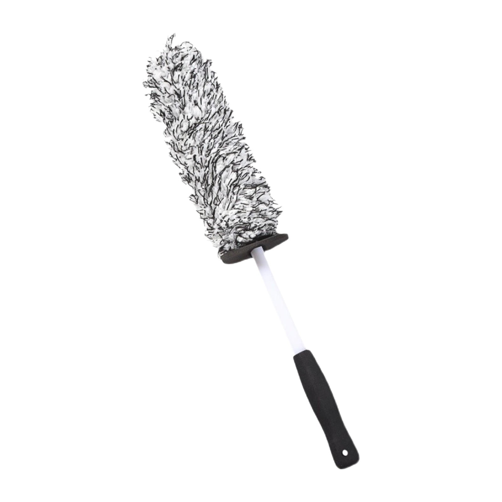 Car Wheel Cleaning Brush, Soft Microfiber Flat Wheel Rim Cleaner Brush ...