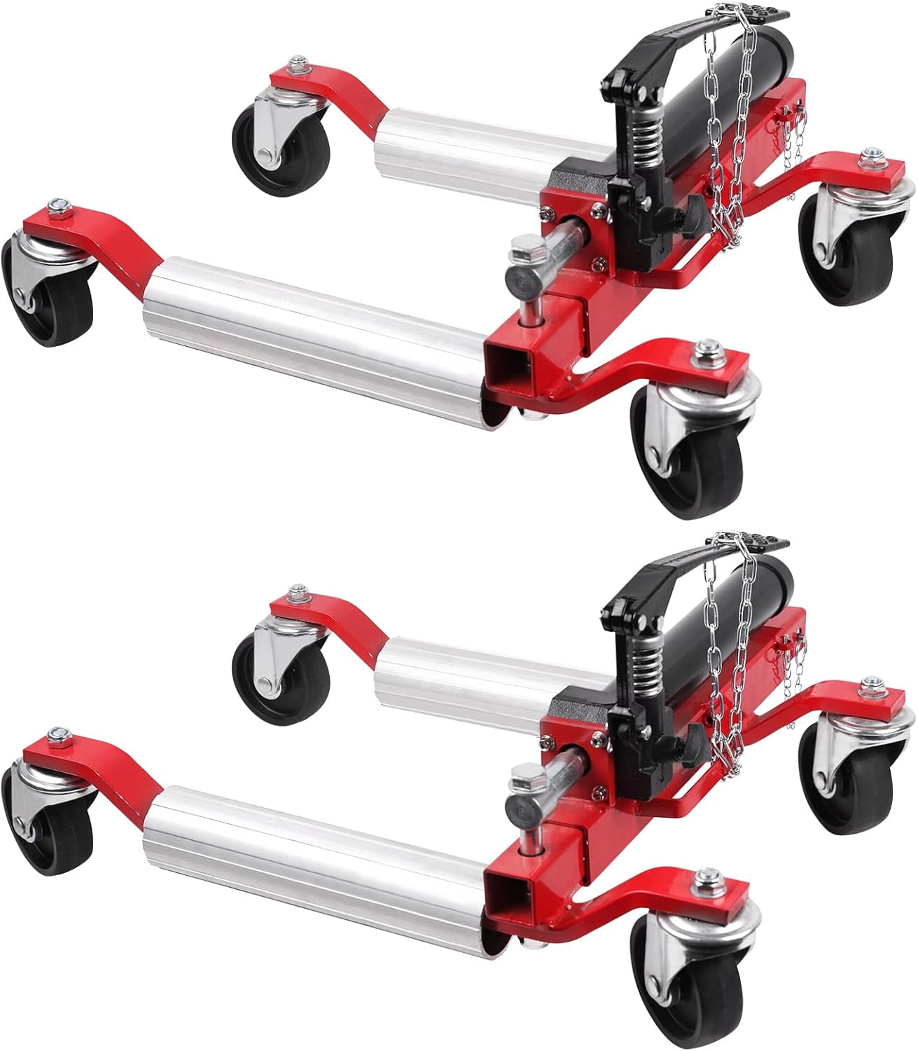 Car Wheel Dolly Jack Set of 2, 1500 LBS Capacity Hydraulic Car Dolly ...