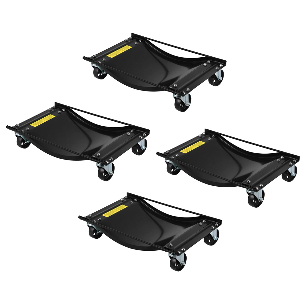 Car Wheel Dolly Set of, Vehicle Rollers Dolly for Moving Car with Heavy ...