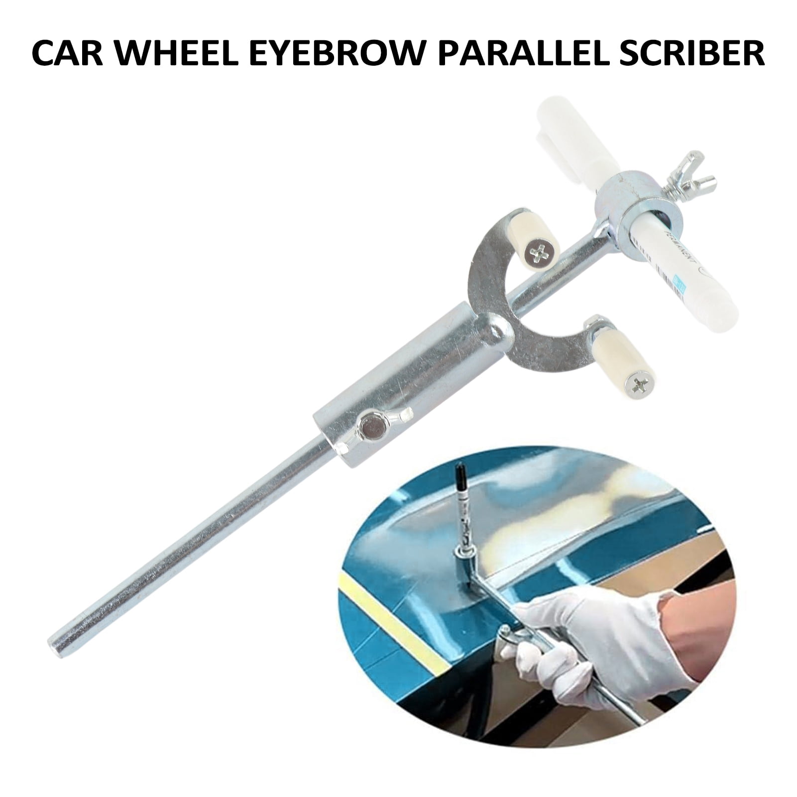 Car Wheel Eyebrow Scriber Parallel Automobile Dent Repair Tool Paint ...