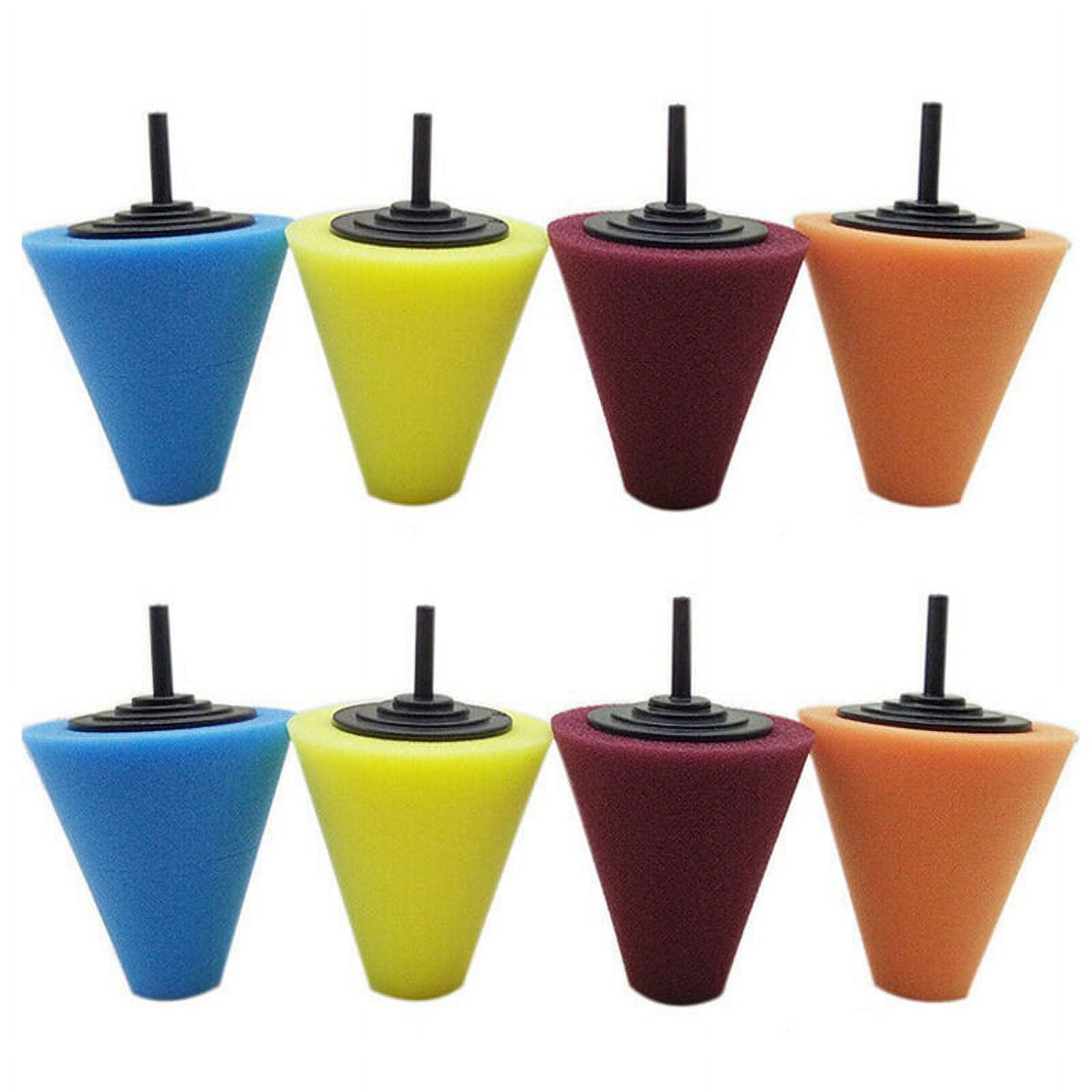 Car Wheel Hub Polish Buffing Polishing Sponge Cone Metal Foam Pad for ...