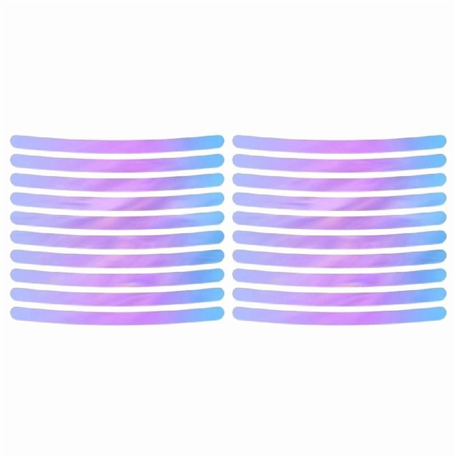 Car Wheel Hub Reflective Stickers Adhesive Decorative Stripe Decal ...