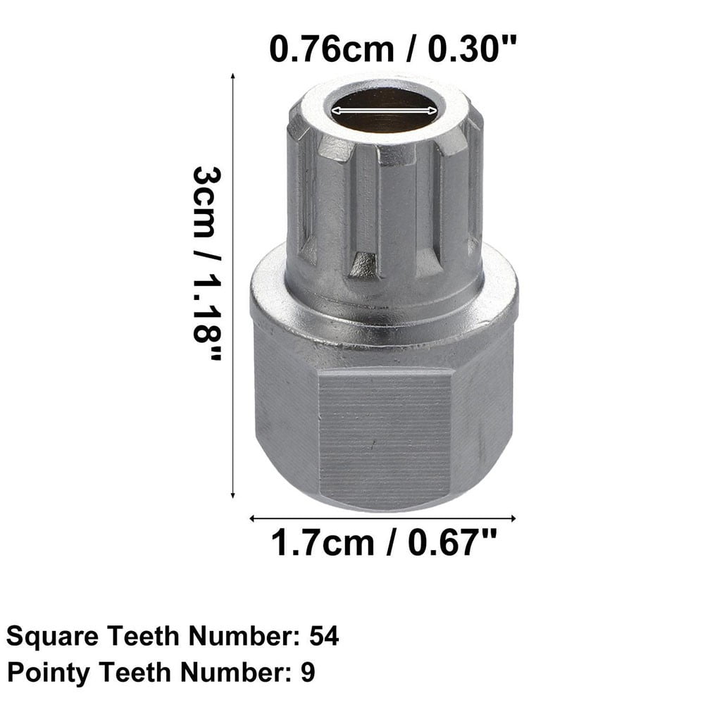 Car Wheel Lock Lug Nut Anti Theft For Passat For Golf 9 Teeth Number ...