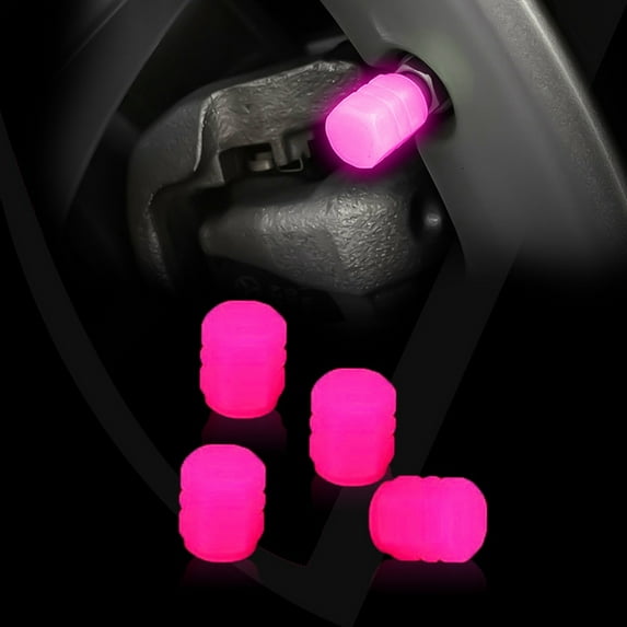 Car Wheel Reflective Stickers Luminous Caps Fluorescent Motorcycle ...