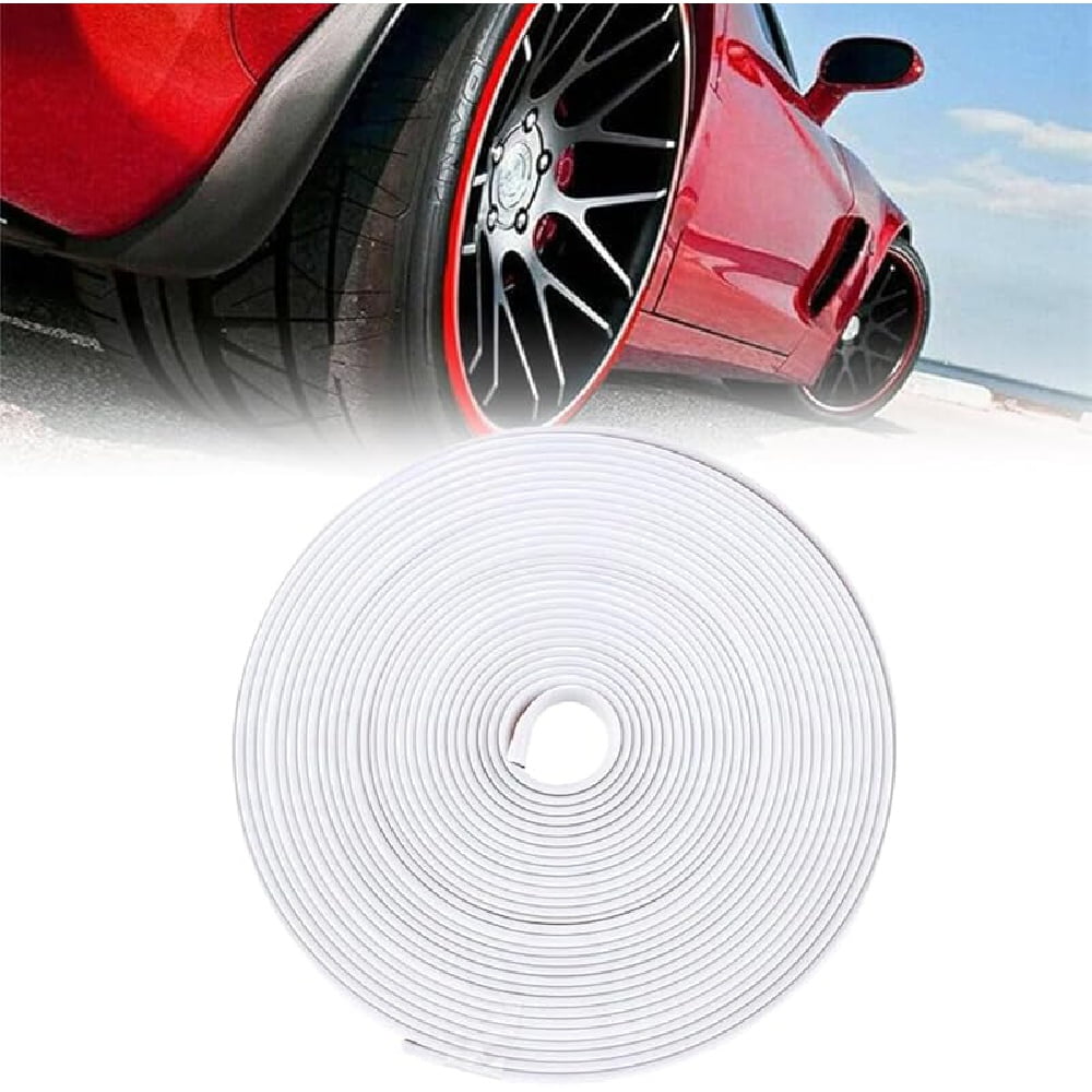 Car Wheel Rim Protector Decor Strip, 8M Car Wheel Rim Edge Protector ...