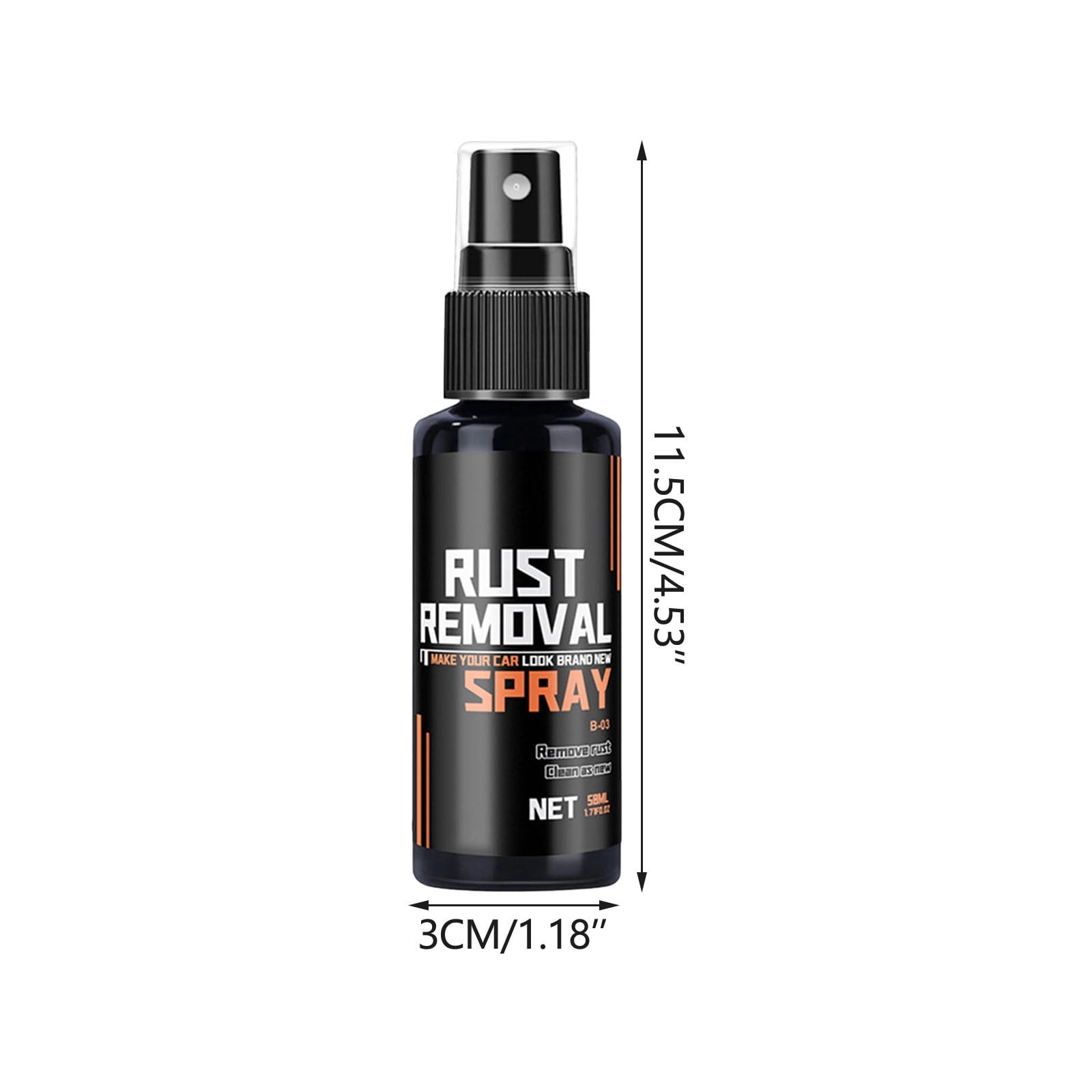 Car Wheel Rust Removal Spray with powerful decontamination formula, for ...