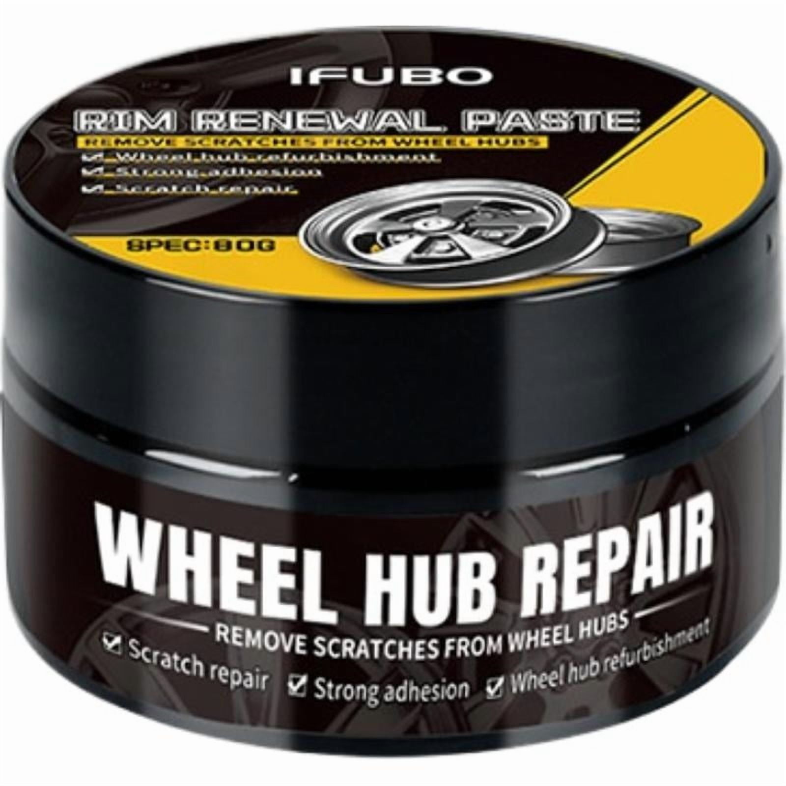 Car Wheel Scratch Repair Polish – 80g Alloy Wheel Polish with Sponge ...