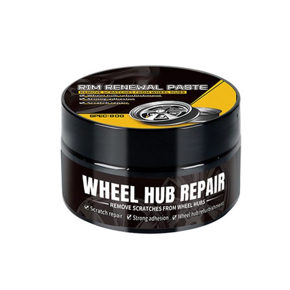 Car Wheel Scratch Repair Polish, 80g Alloy Wheel Restoration Kit with ...