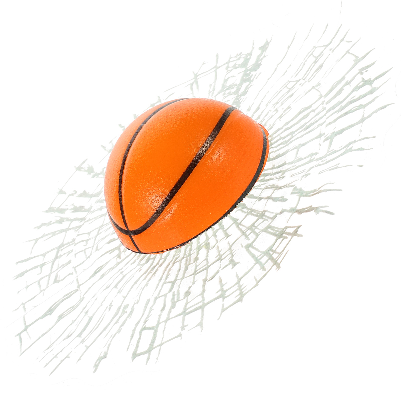 Car Window Crack Decal Car Basketball Ball Hits Window Sticker Car ...