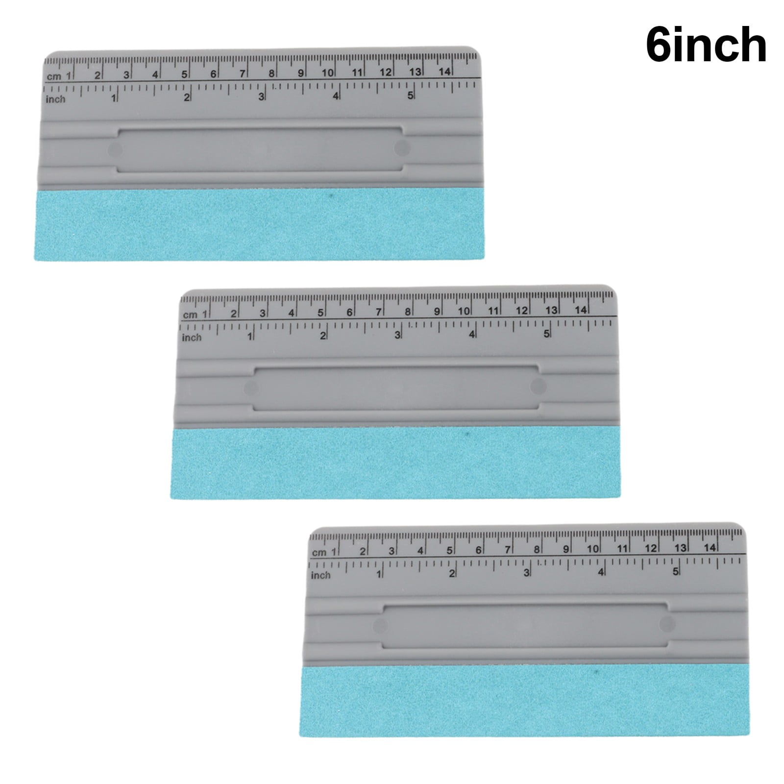 Car Window Decal Squeegee Tool Set of 3 with Felt to for Surfaces and ...