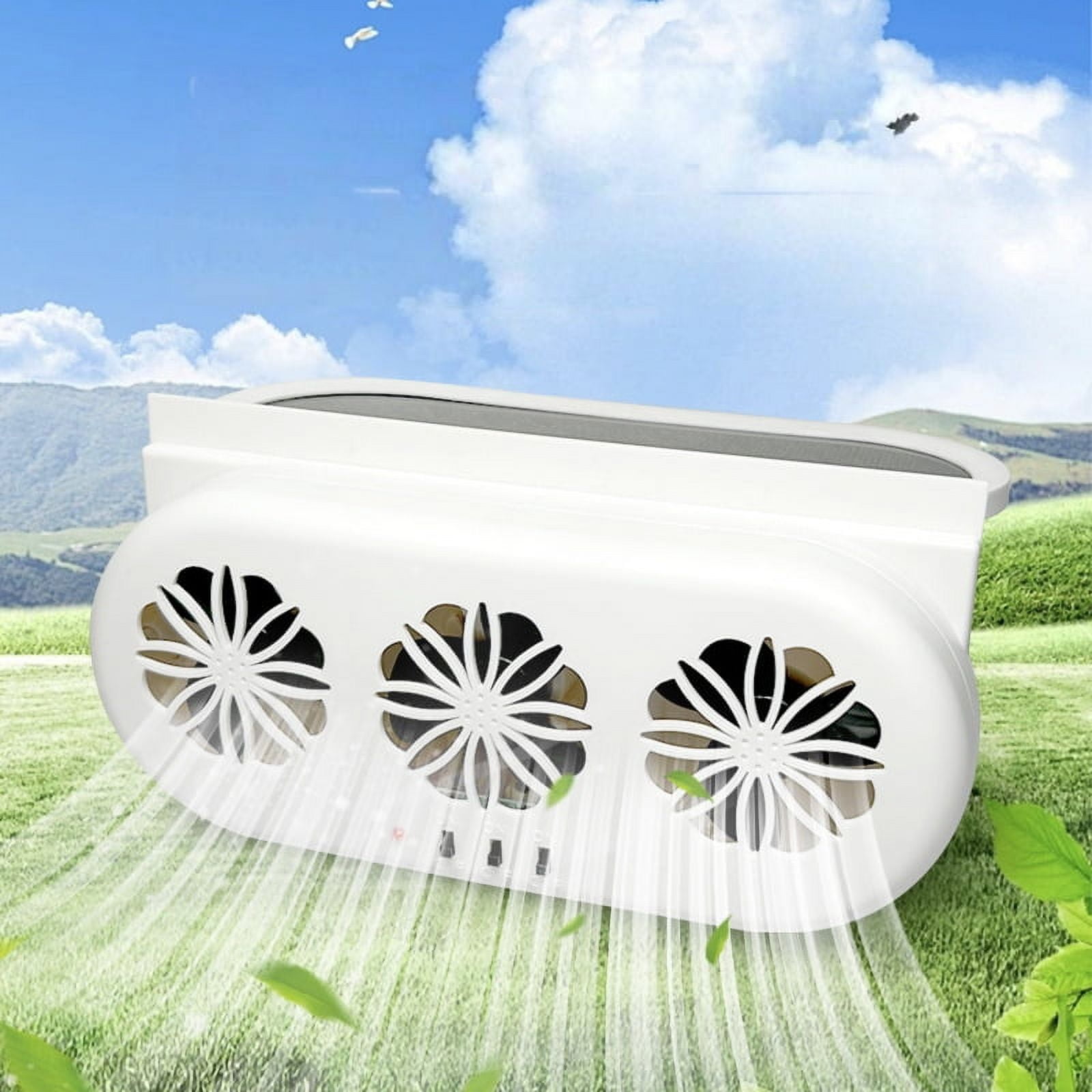 Car Window Fan - Solar Car Fans For Window - Solar Car Window Fans with ...