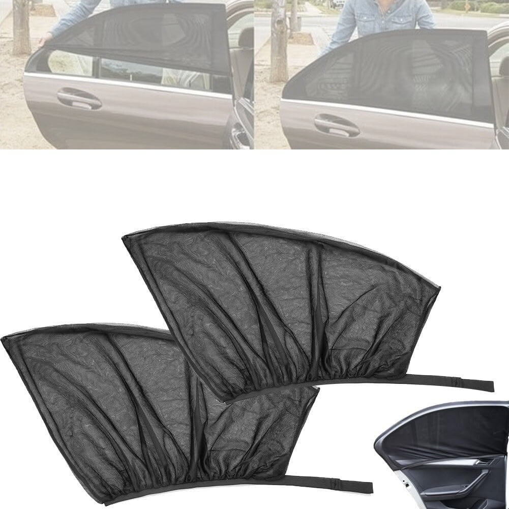 Car Window Privacy Shades Universal Mesh Screen Curtains for Side ...