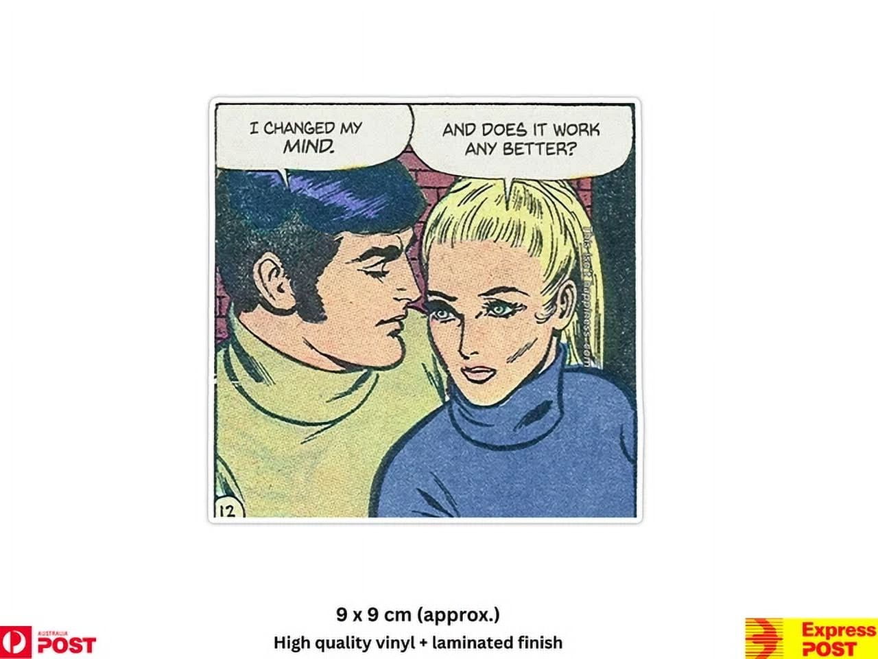 Car Window Relationship I Changed My Mind Sticker Phone Decal Water ...