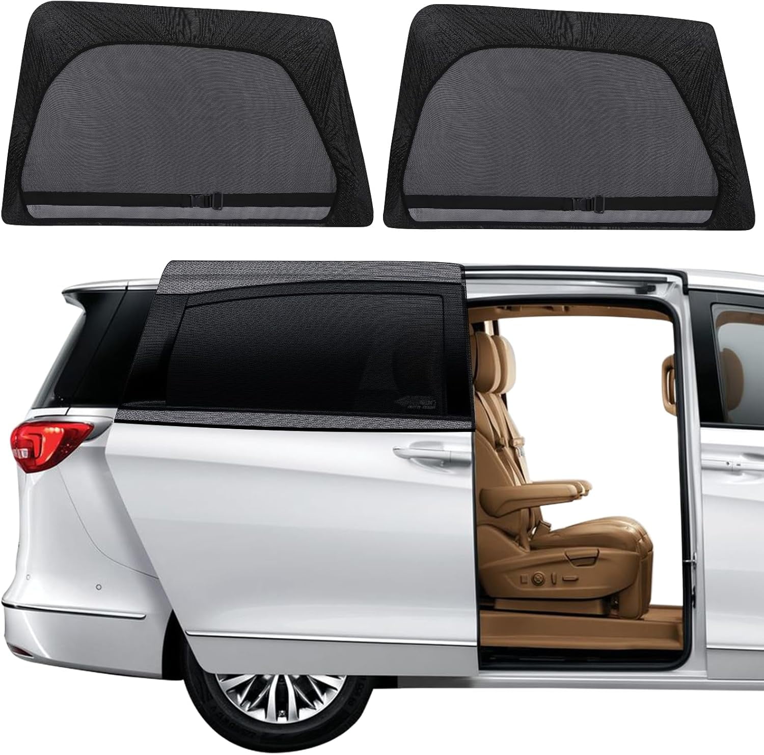 Car Window Screen for MPV Minivan Truck 2 Pack, Special Single Layer ...