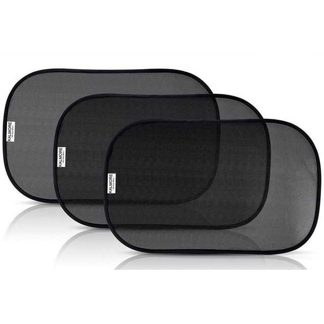 Car Window Shade (3 Pack), Car Window Sun shades, 80 GSM for Maximum UV ...