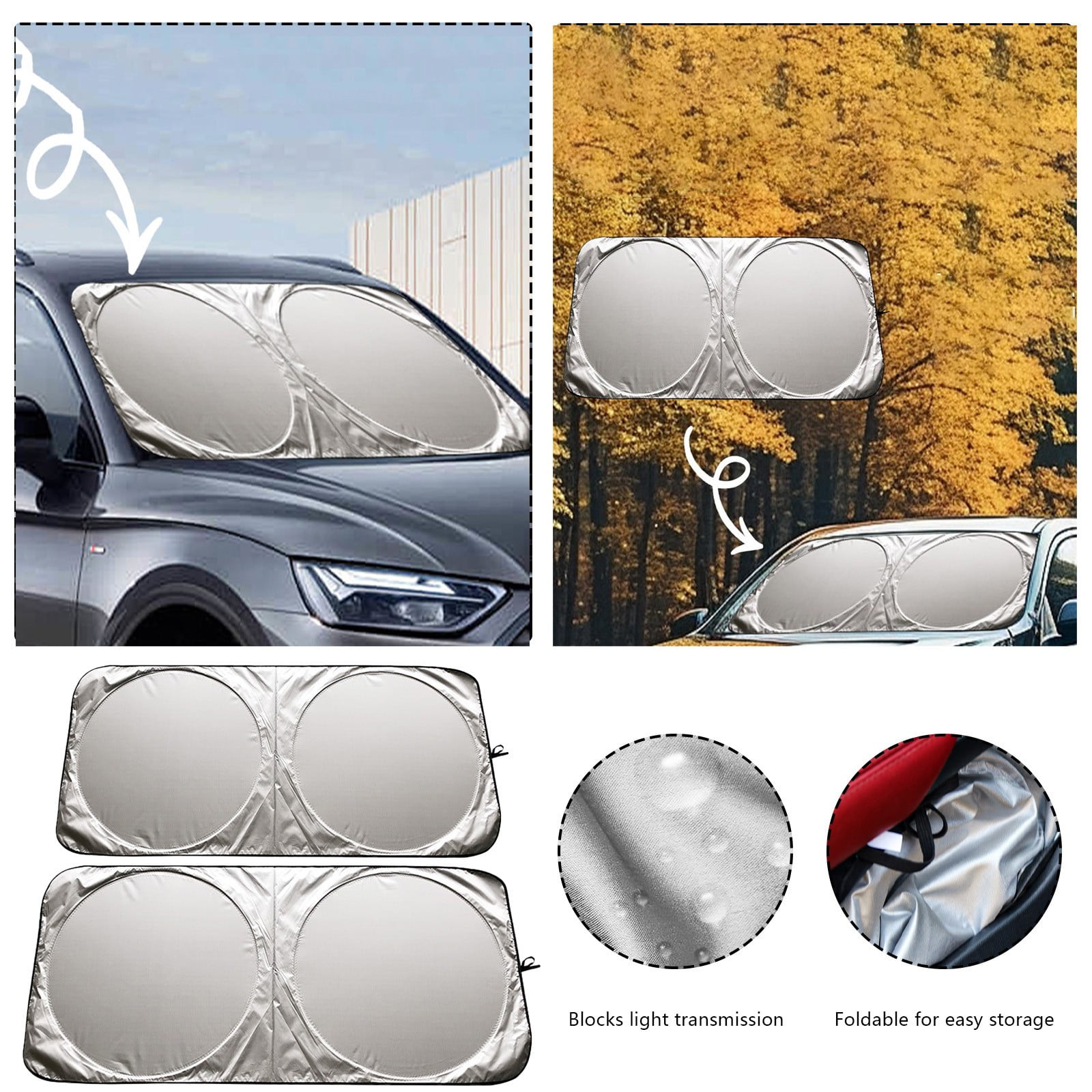 Car Window Shade, Auto Sun Shades for Side and Rear Window, Cover Sun ...