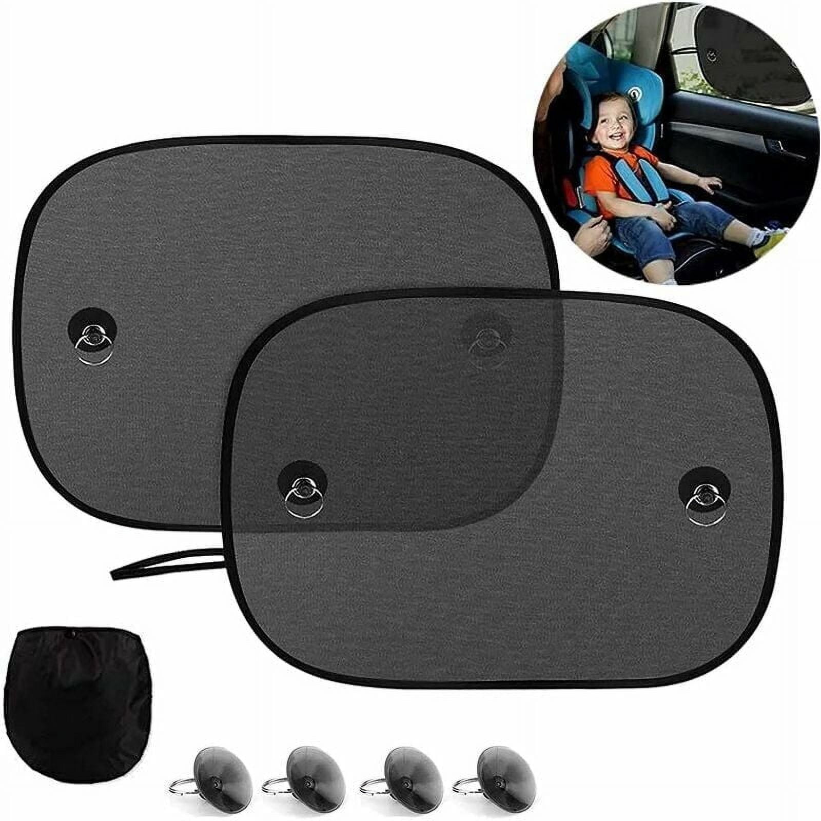 Car Window Shade With Self-retracting Design, Double-layer Mesh ...