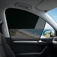 Car Window Shades, 2 Pack Magnetic Half Blackout & Half See-Through Car ...