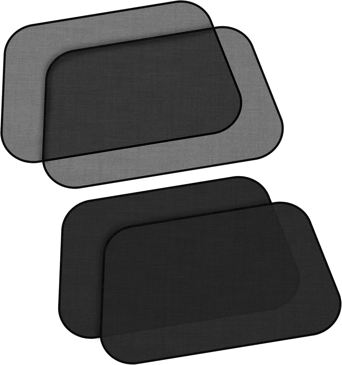 Car Window Shades for Baby (4 Pack) - 20"x12" | Sun Shade Window for ...