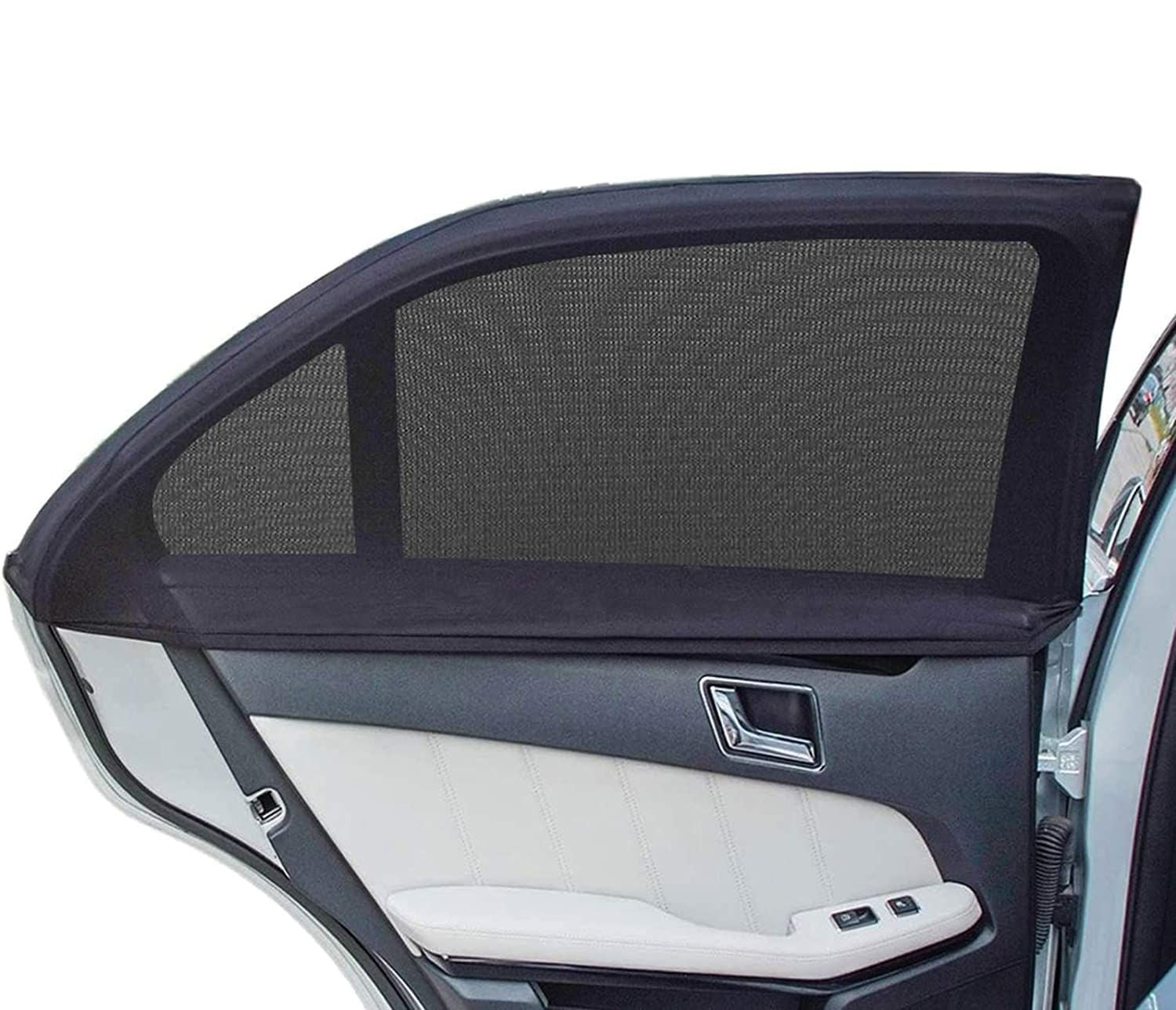 Car Window Shades, Breathable Mesh Car Side Back Window Sun Shades ...