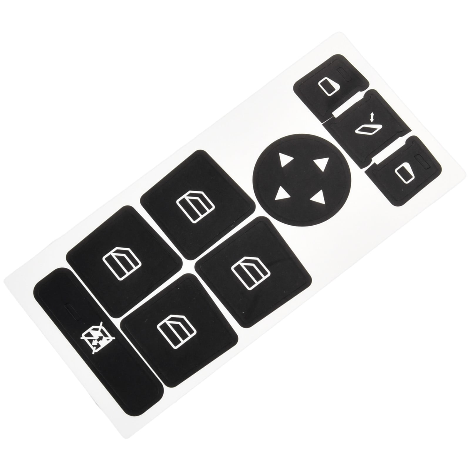 Car Window Switch Button Repair Sticker Decor Stickers For Mercedes ...