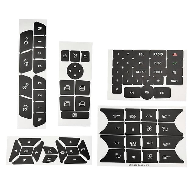 Car Window Switch Button Repair Stickers Interior Trim For MercedesBenz ...