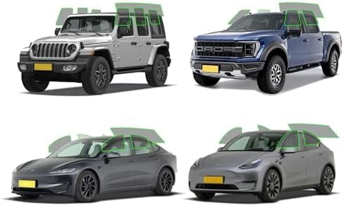 Car Window Tint Film DIY PreCut Kit Two Layer Premium Heat Blocking UV ...