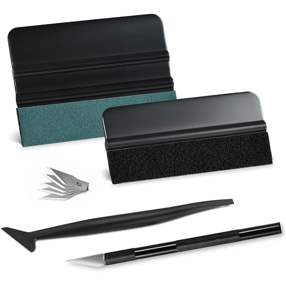 Car Window Tint Installation Kit - Vinyl Wrap Tools With Felt Squeegee ...