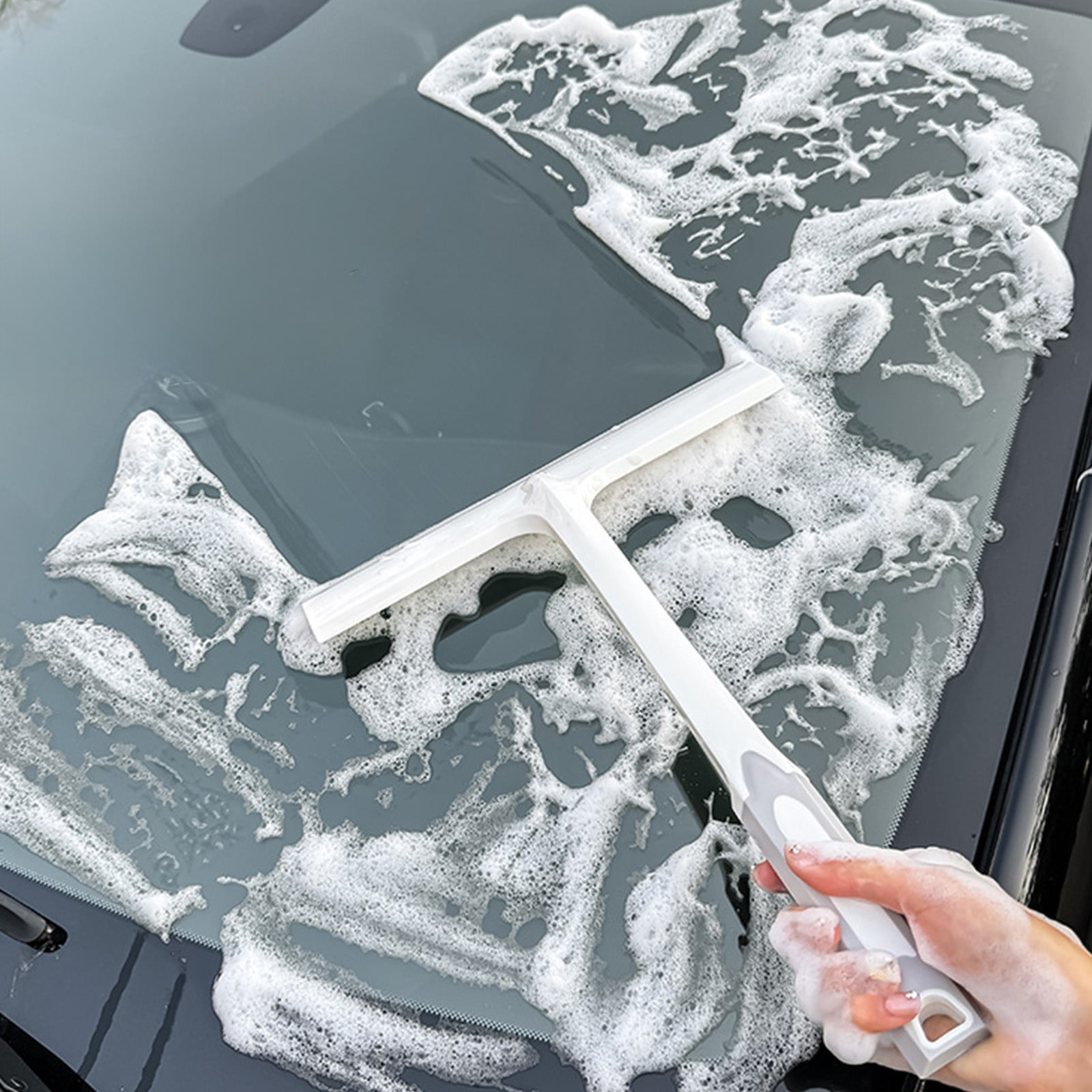 Car Window Wiper Bathroom Floor Tile Cleaner Brush Wiper Board, Large ...