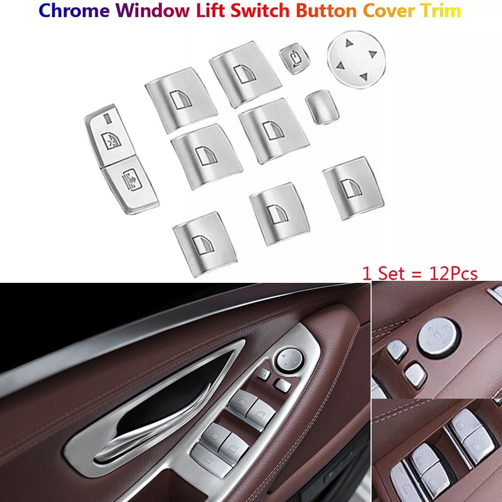 Car Window lift Button Switch Cover Trim For BMW 1 3 5 Series for X3 ...
