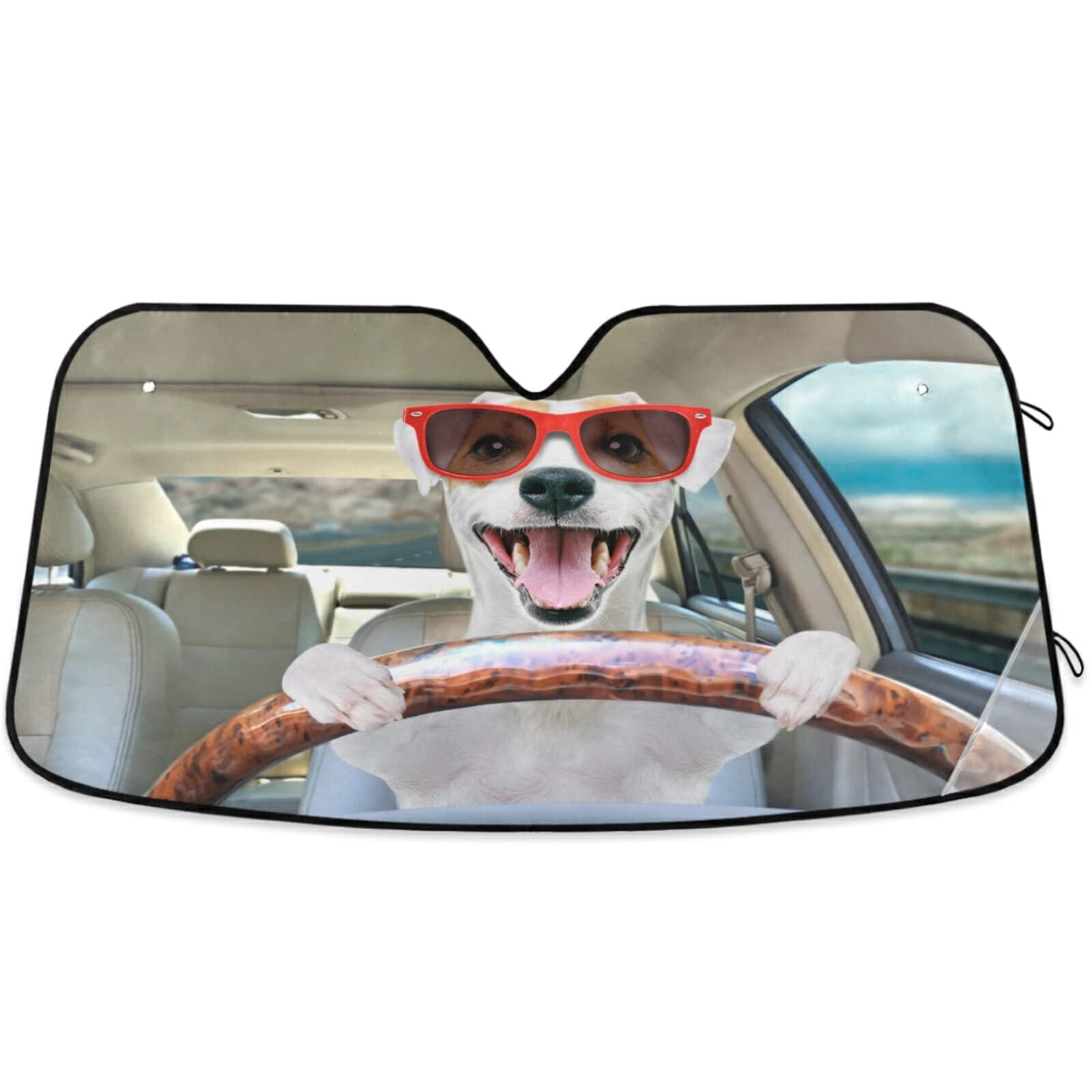 Car Windshield Cartoon Eyes Sun Shade for Front Windshield Sunshades ...