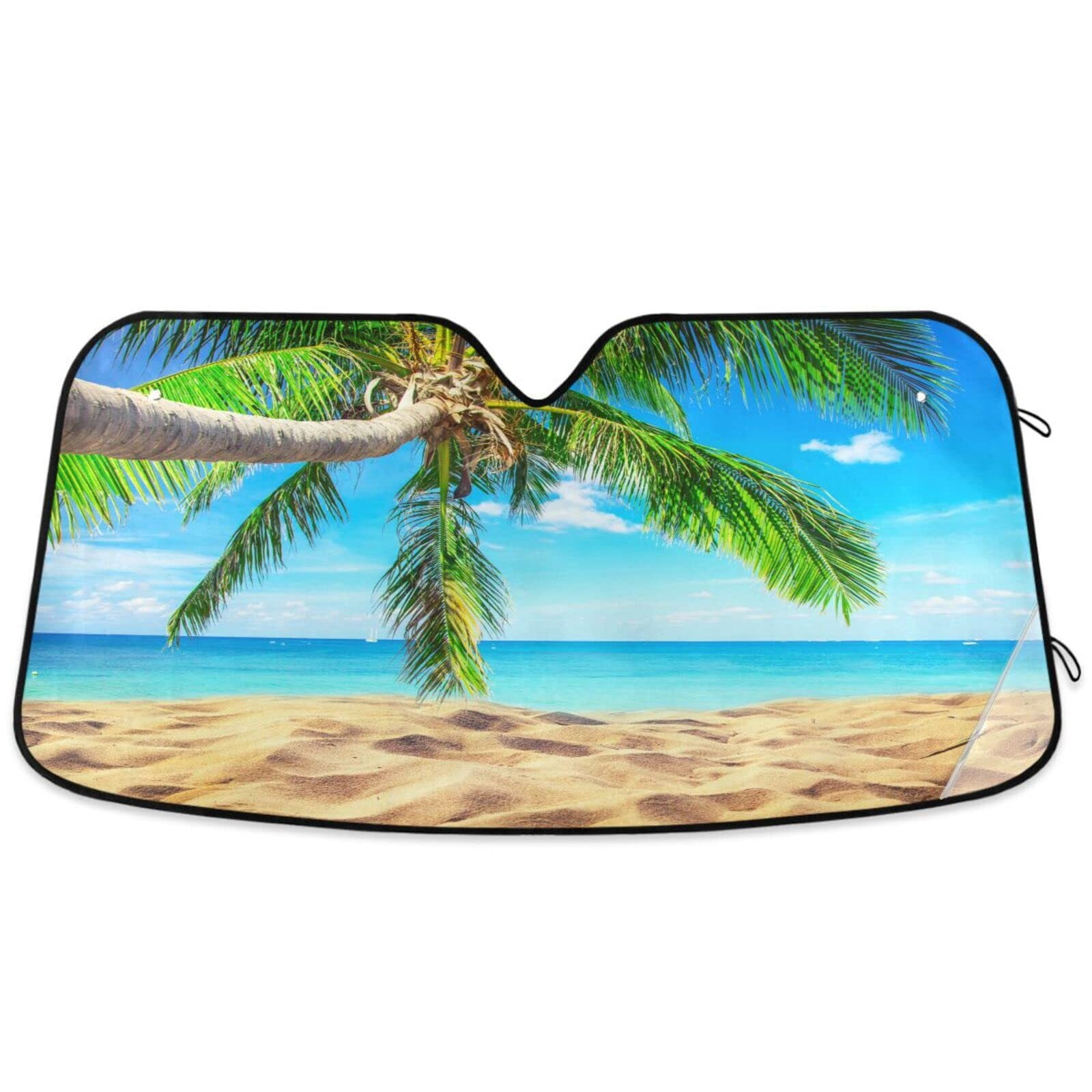 Car Windshield Cartoon Eyes Sun Shade for Front Windshield Sunshades ...