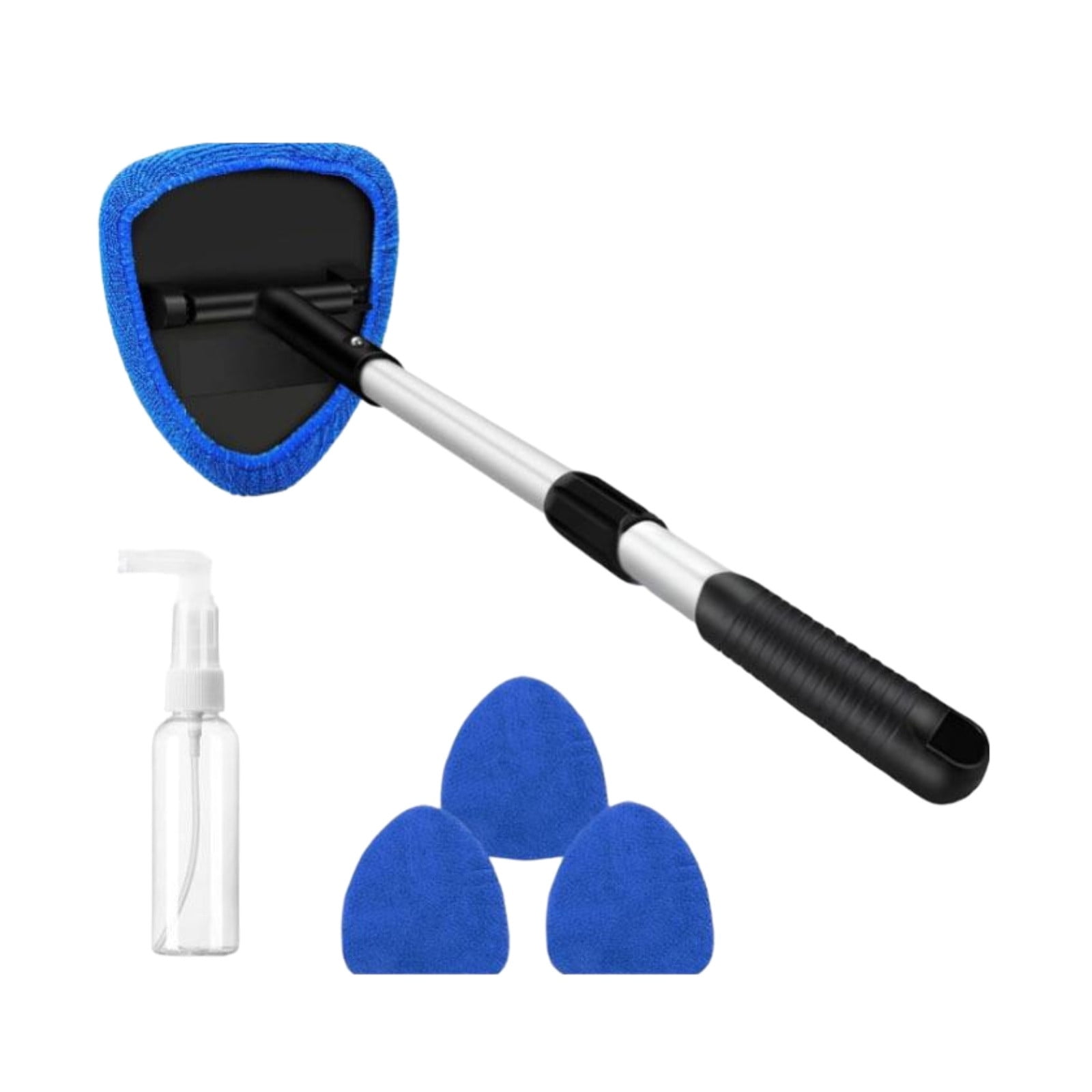 Car Windshield Cleaning Tool - Extendable Long Handle Window Cleaner ...