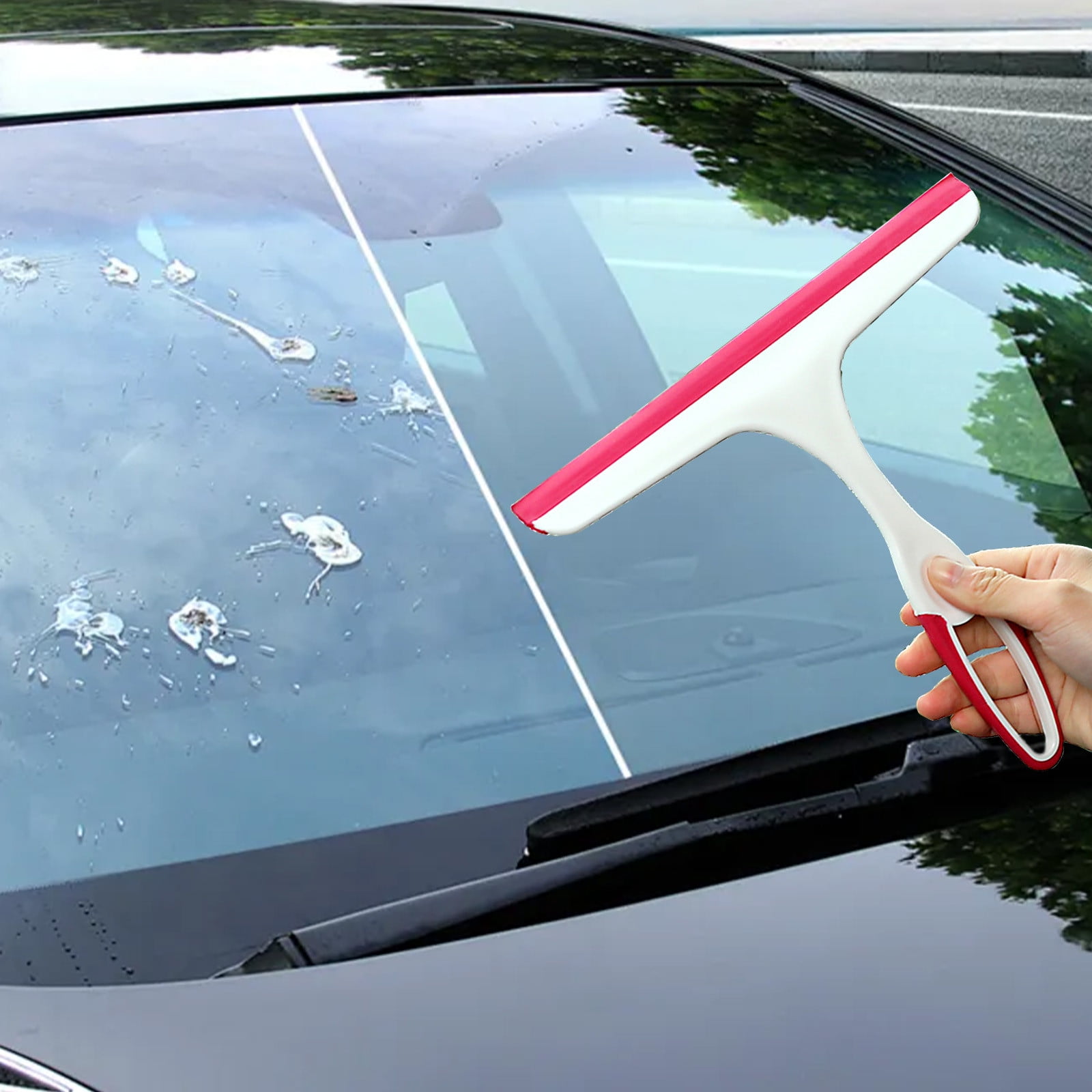 Car Windshield Cleaning Tool, Ice Scraper and Snow Brush for Car ...