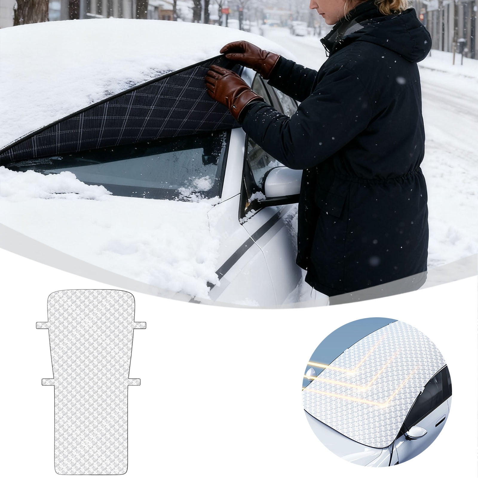 Car Windshield Cover for Snow and Ice,Winter Windshield Frost ...