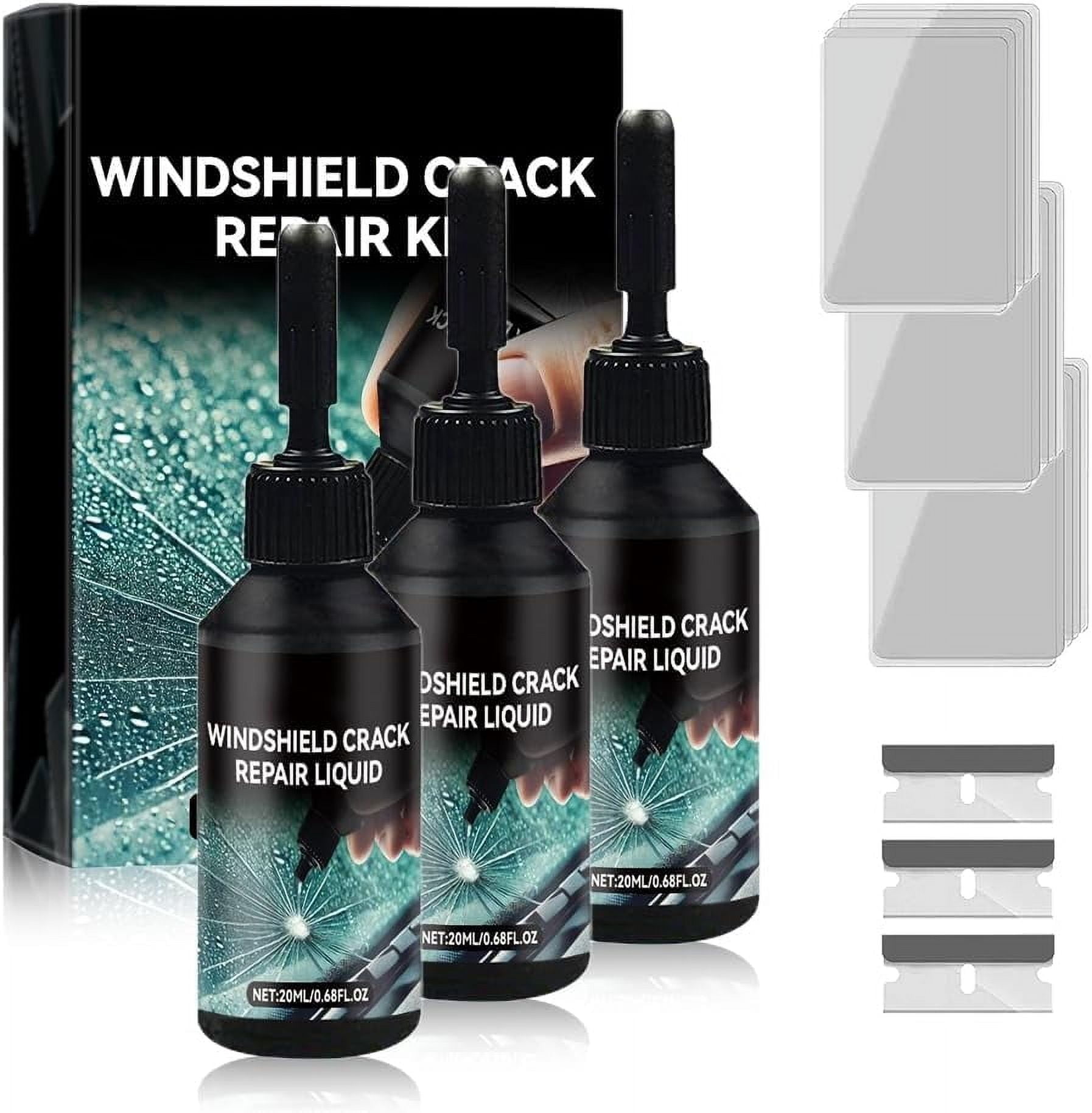 Car Windshield Crack Repair Kit, 2026 Upgrade Glass Repair Liquid for ...