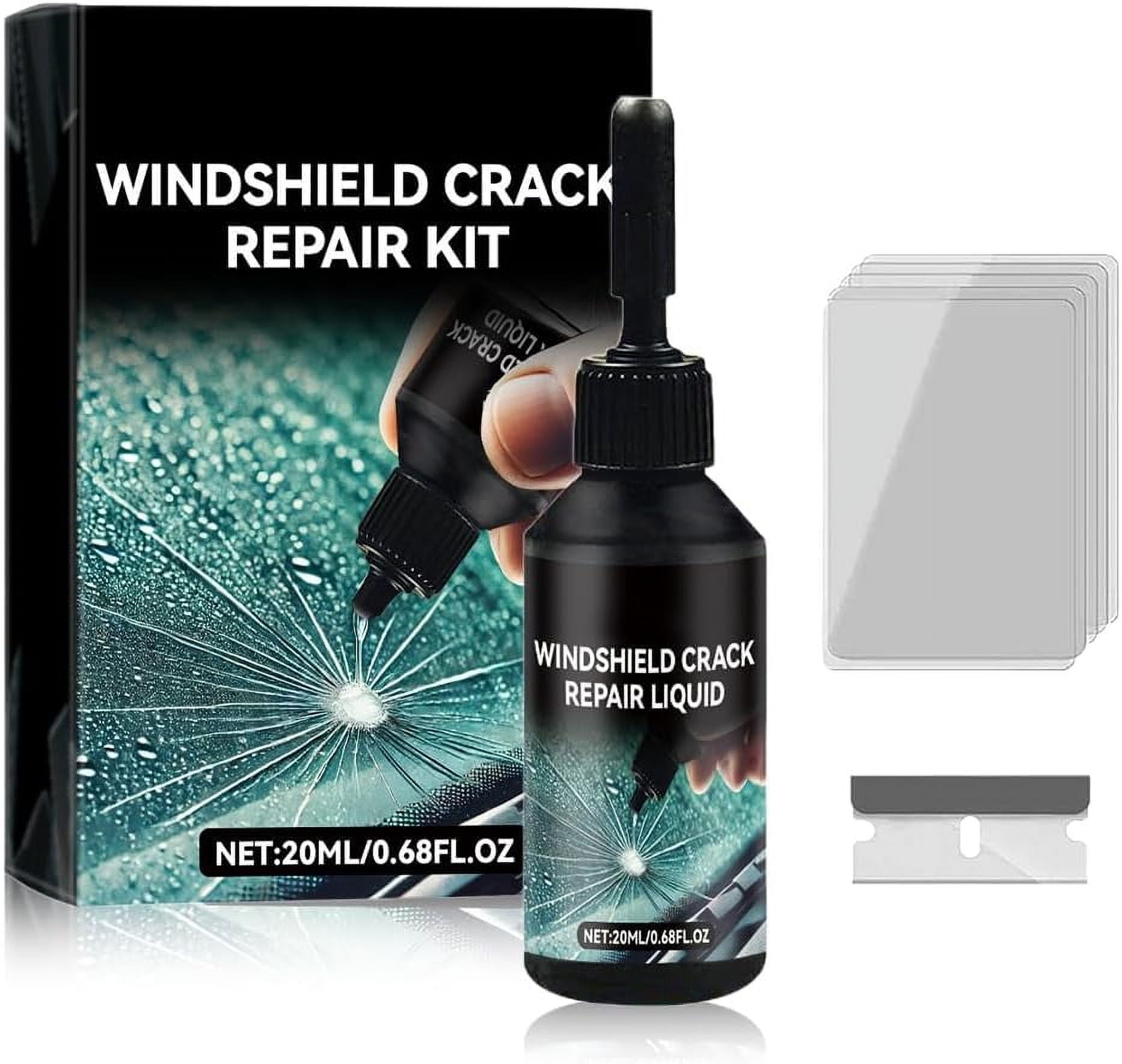 XCHANGM Car Windshield Crack Repair Kit, Glass Scratch Repair Liquid ...