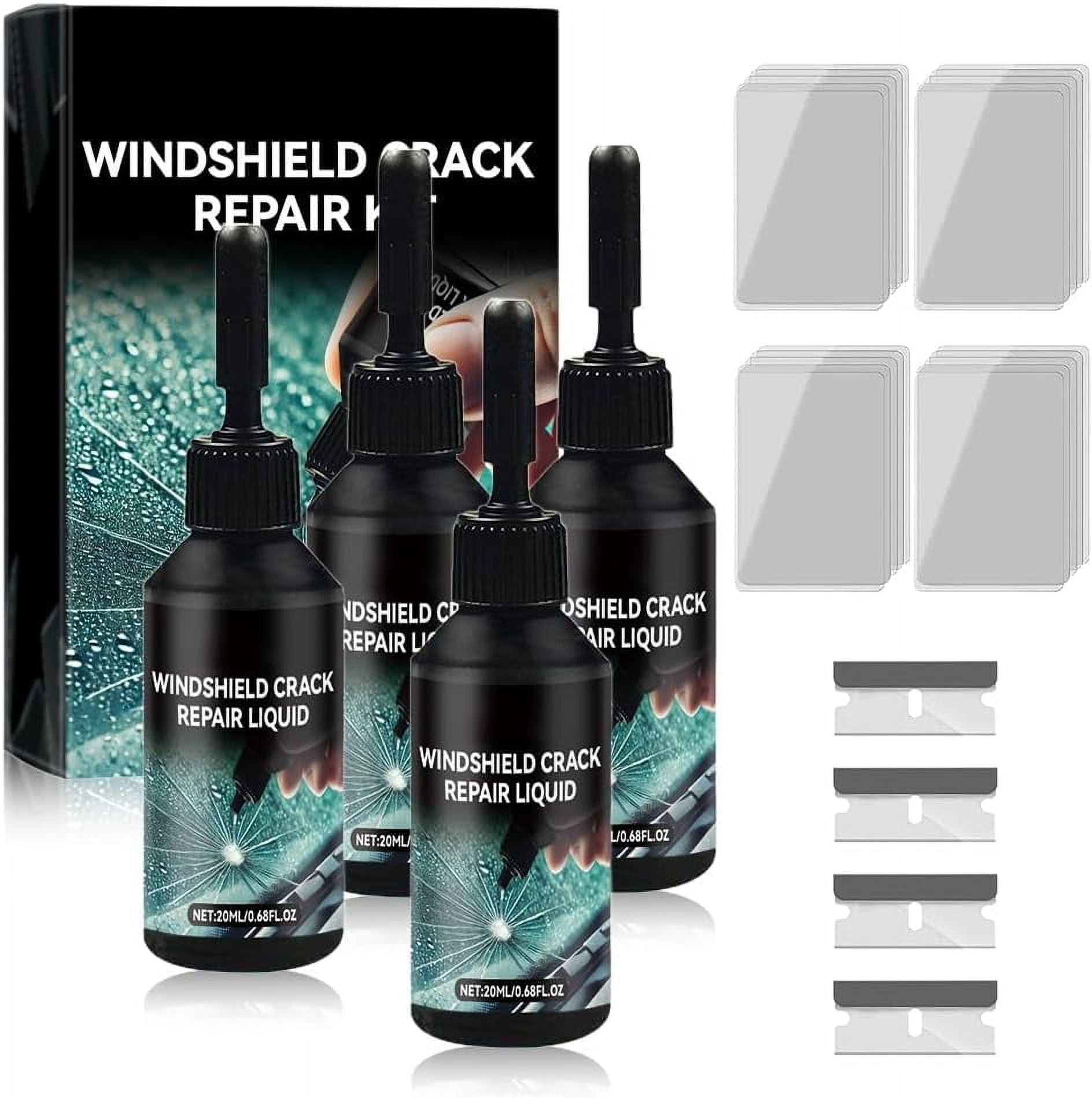 Car Windshield Crack Repair Kit, Upgrade Chipped Windshield Filler ...