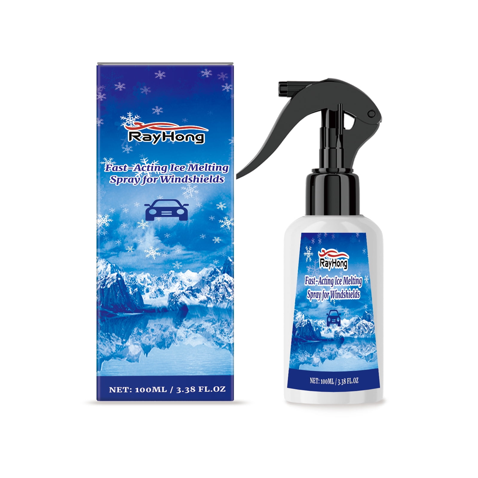 Car Windshield Defogging And Deicing Quick Snow Melt Spray - Walmart.com