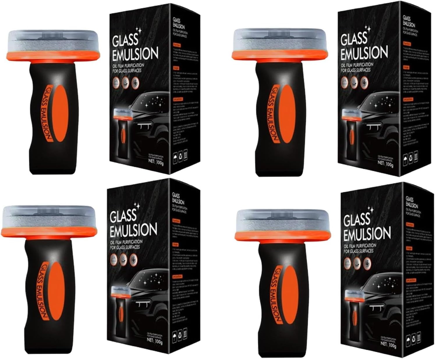 Car Windshield Glass Cleaner, Automotive Handheld Oil Film Removal ...