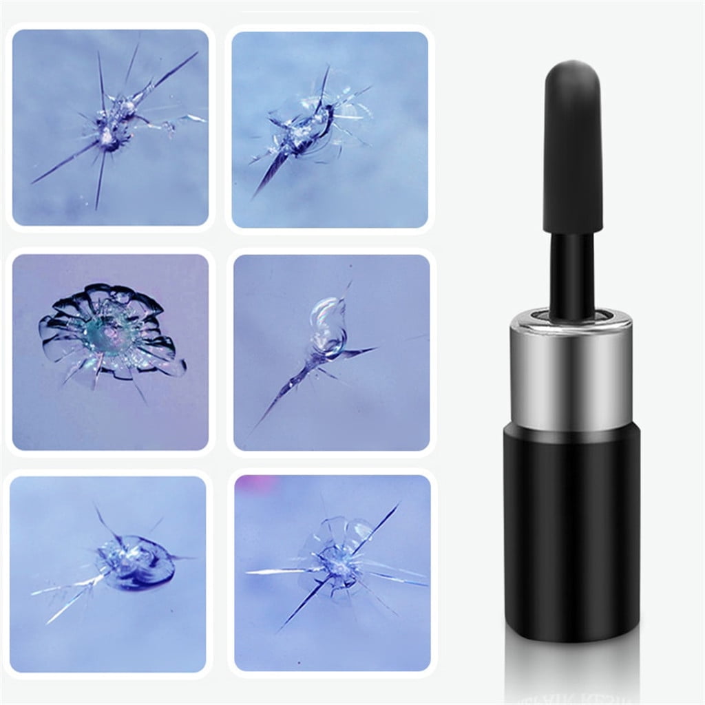 Car Windshield Glass Crack Chip Repair Tool Set 30ML, DIY Auto Glass ...