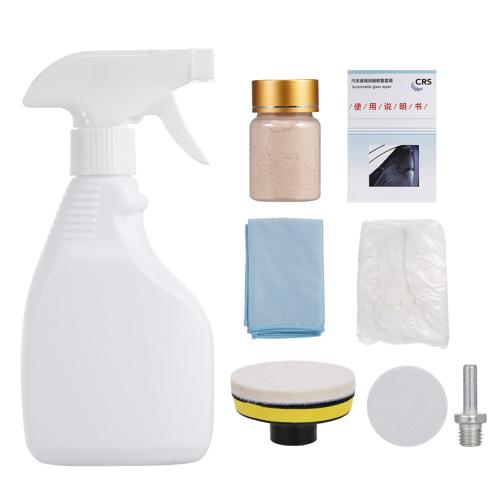 Car Windshield Repair Kit Glass Scratch Crack Restore Repair Tool ...