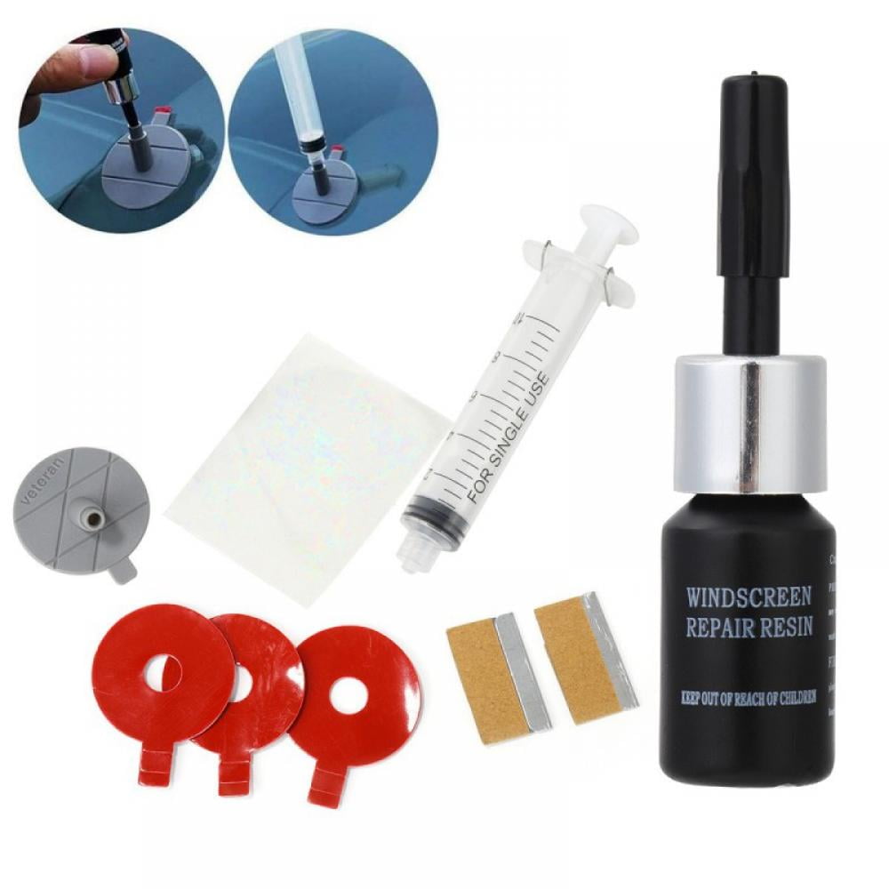 Car Windshield Repair Kit - Windshield Chip Repair Kit with Windshield ...
