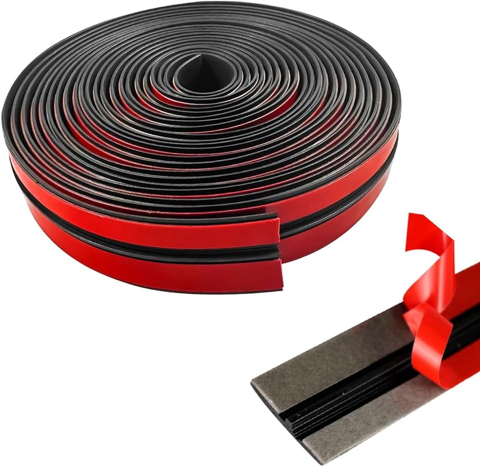 Car Windshield Rubber Seal Strip, T-Shape Adhesive Weatherstripping for ...